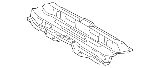 57407-47011 - Floor Pan Cross-Member - 2012-2017 Toyota Prius V | OEM ...