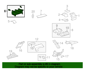 2012-2017 Toyota Prius V Cluster Housing 55404-47040 | Toyota San Diego ...