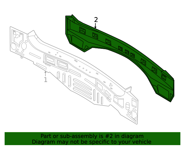 2020-2024 Ford Panel Reinforced LB5Z-7840320-A | OEM Parts Online
