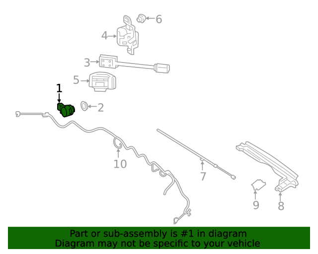 000-905-33-07-9999 - Sensor 2018-2023 Mercedes-Benz | Mercedes-Benz USA ...