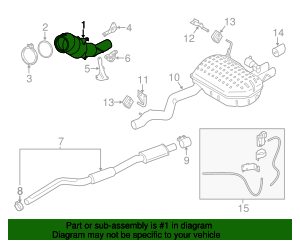 18327645664 - 2013-2017 BMW Catalytic Converter (18-32-7-645-664) | BMW ...