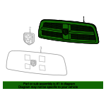 2013-2018 Ram Grille 68204388AA | TascaParts.com