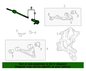 2020-2024 Chevrolet Corvette Rear Suspension Adjust Link 84911266 ...