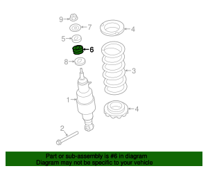 2017-2024 Nissan Armada Lower Bushing 56218-1LA0A | Melloy Nissan Parts
