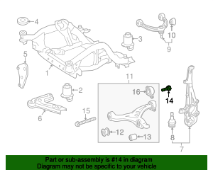 2006-2019 Mercedes-Benz Suspension Control Arm Bolt 000-333-08-71 ...