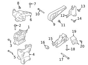 LR128245 - Engine Mount 2020-2023 Land Rover | AutoNationParts.com