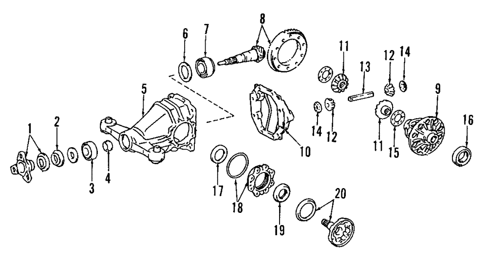1992-2003 Lexus Differential Case 41301-24031 | Retail Performance Auto ...