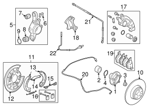 Genuine OEM Caliper Part# SOB500052 Fits 2005-2016 Land Rover: Up To 35 ...
