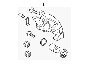 Genuine OEM Caliper Part# SOB500052 Fits 2005-2016 Land Rover: Up To 35 ...