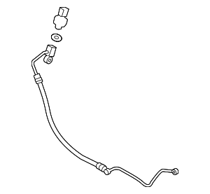 49720-1LA0D - Pressure Hose 2017-2024 Nissan Armada | Nissan Parts ...