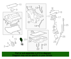 2000-2008 Jaguar Rear Main Seal AJ89510 | OEM Vehicle Parts