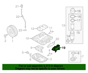 2013-2016 Volkswagen Touareg Engine Oil Cooler 059-117-015-P ...