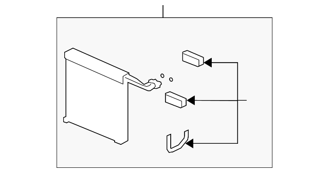 Genuine OEM Honda Evaporator Core Part# 80211-TA0-A01 Fits 2008-2015 ...