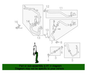 059-121-071-CK - Tube 2013-2015 Audi Q7 | Audi OEM Parts