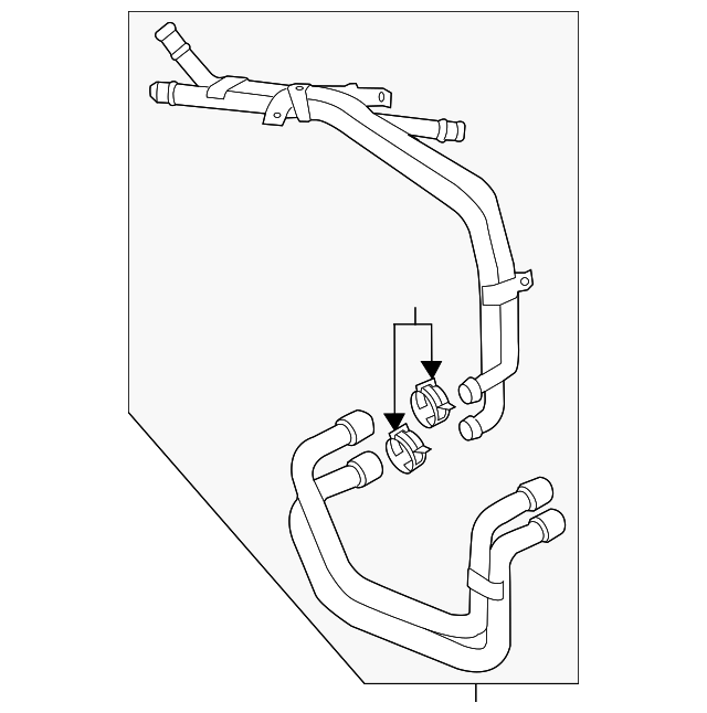 7L8-121-070-BG - Hose & Tube Assembly 2013-2015 Audi Q7 | Audi OEM Parts