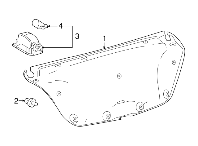 8125030210 - Trunk Lamp 2012-2024 Toyota | AutoNation Parts