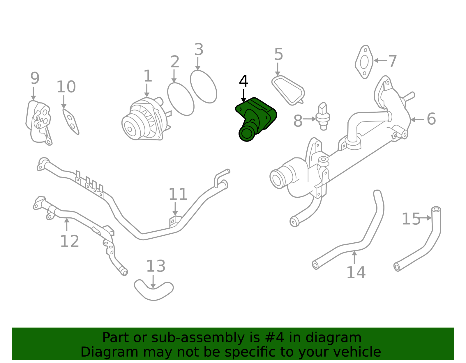 2013-2020 Infiniti Thermostat Unit 21200-9HP0A | Infiniti Parts Online