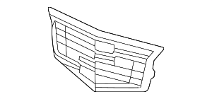 2015-2024 Cadillac Front Grille Crest Logo 23182045 GM | GMPartsDirect.com