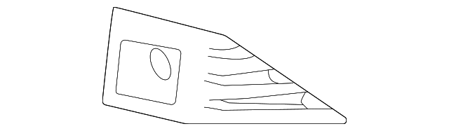 2021-2024 Cadillac Black Front View Driver Information Camera Bezel ...