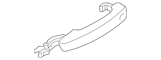 8V0-837-206-A-GRU - Exterior Door Handle 2015-2023 Audi ...