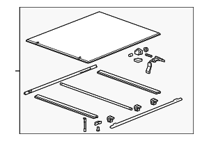 19433562 - Tonneau Cover, Hard Folding, Tri-Fold, Black 2014-2019 GM ...