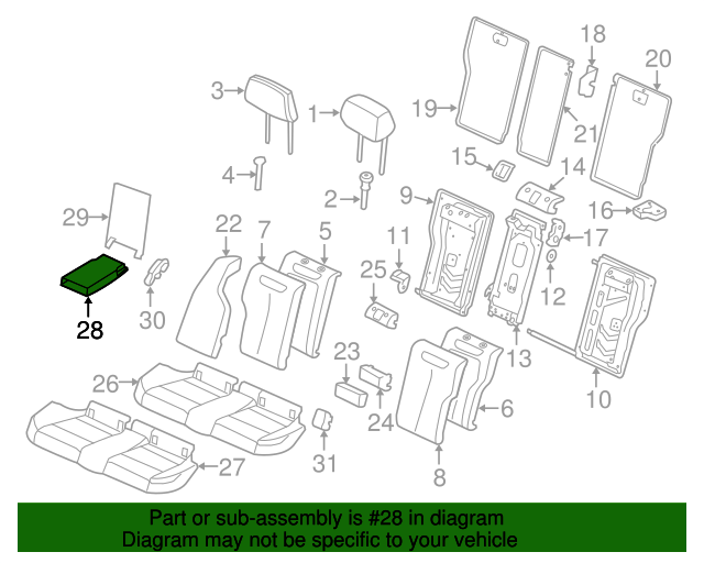 OEM BMW Armrest For 2014-2019 BMW - Part# 52-20-7-352-208 | Suburban ...