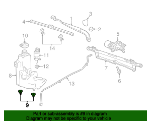 2015-2021 GM Washer Reservoir Grommet 22962747 | QuirkParts
