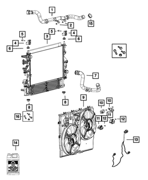 2014-2022 Ram OEM NEW 2014-19 Mopar ProMaster 1500-3500 Radiator ...