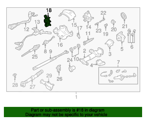 2000-2009 GM Ignition Lock Cylinder Case 88965342 | GM Parts Center