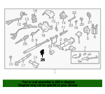 1999-2009 GM Automatic Transmission Shift Lever Seal 26093753 | GM ...