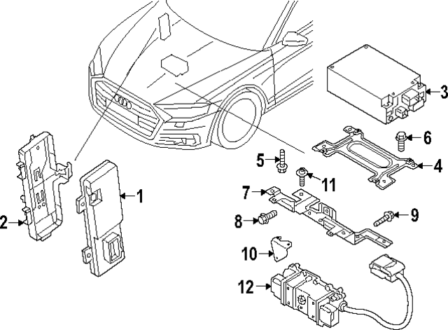 2024 Audi Control Module 4KE-915-233-M | TascaParts.com