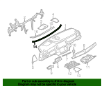 51489493821 - 1995-2023 BMW Cowl Grille Seal (51-48-9-493-821) | BMW of ...