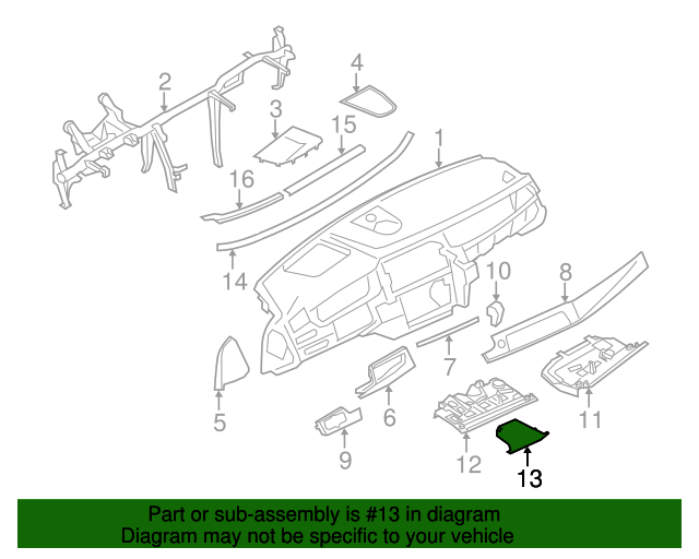 Genuine BMW 51-45-9-206-026 | Compartment Box | FREE Shipping on Most ...