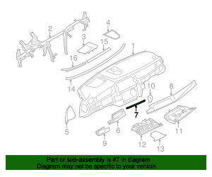 51-45-9-209-783 - Center Molding - 2011-2016 BMW | BMWPartsHub