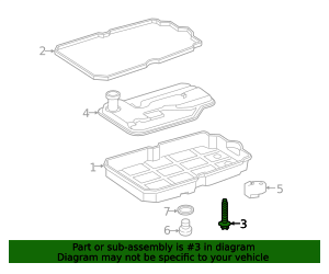 004-990-35-12 - Trans Pan Bolt 2014-2021 Mercedes-Benz | Mercedes-Benz ...