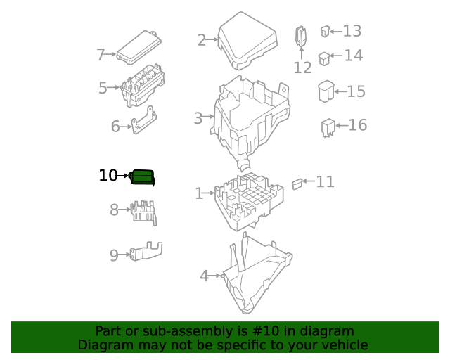 2019-2024 Subaru Ascent Cover 82571AJ020 | Subaru Parts Store