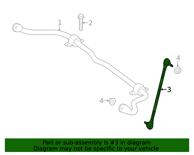 247-320-42-00 - Stabilizer Link 2019-2023 Mercedes-Benz | Mercedes-Benz ...