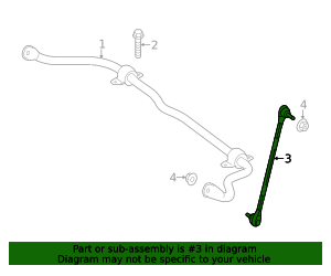 243-320-85-00 - Torsion Bar Linkage Mercedes-Benz USA Parts