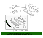 2017-2021 Mazda CX-5 Molding KB8A-50-7J1B | Mazda-Parts