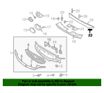 2017-2020 Mazda CX-5 Grille Molding Cap - Driver's Side (LH) KB8A-50 ...