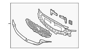 2017-2021 Mazda CX-5 Grille Assembly KB8D-50-710J | OEM Parts Online