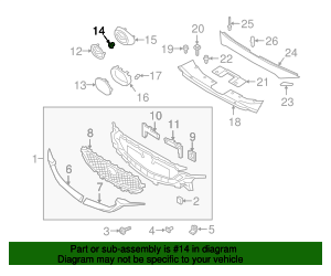 2016-2025 Mazda Emblem Clip G46L-51-958 | RealMazdaParts.com