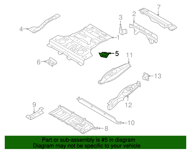 41127193260 - 2008-2014 BMW X6 Bracket (41-12-7-193-260) | BMW of South ...