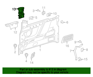 447-810-14-00 - Cup Holder 2016-2023 Mercedes-Benz Metris | Mercedes ...