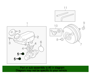 2012-2019 Fiat 500 Converter & Pipe Nut 6104716AA | TascaParts.com