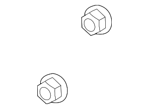 2012-2019 Fiat 500 Converter & Pipe Nut 6104716AA | TascaParts.com