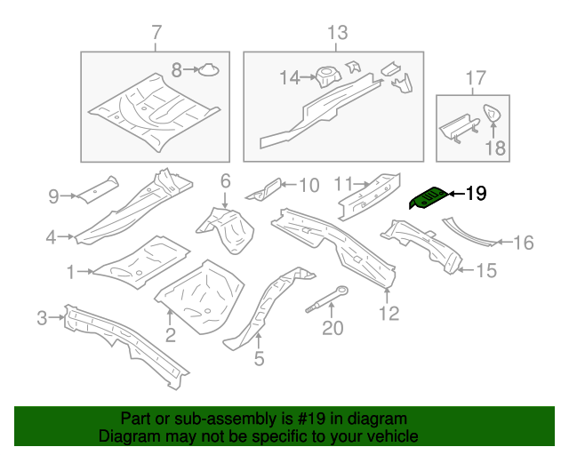 2013-2024 Toyota Floor Extension SU003-01322 | AutoNation Parts