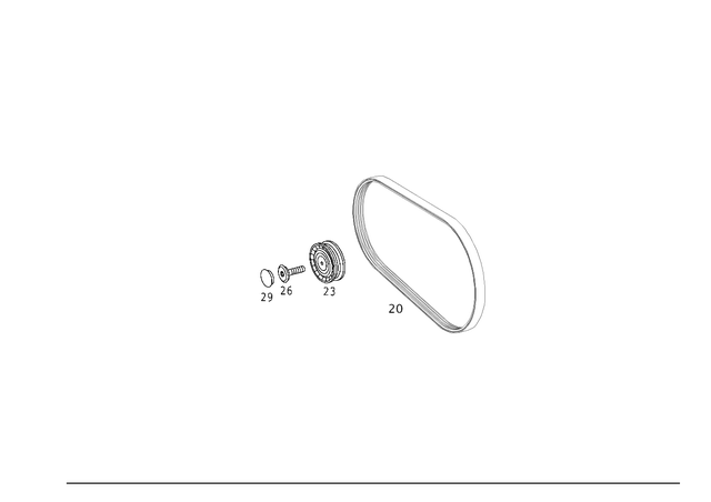1994-2006 Mercedes-Benz V-Belt 011-997-97-92 | Mercedes-Benz Parts