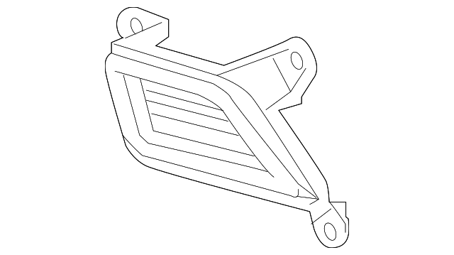 2020-2023 Chevrolet Front Driver Side Fog Lamp Opening Insert 84603334 ...