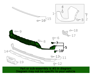 2020-2023 Chevrolet Front Lower Bumper Cover 84603333 | GMPartsDirect.com